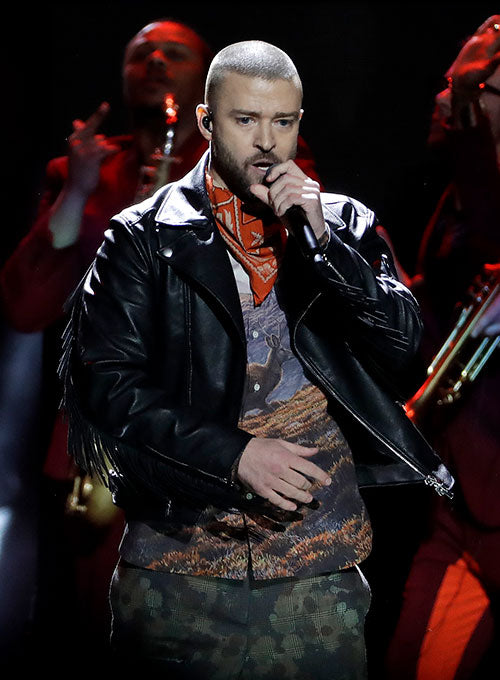 Justin Timberlake Super Bowl Halftime Show 2018 Leather Jacket ...