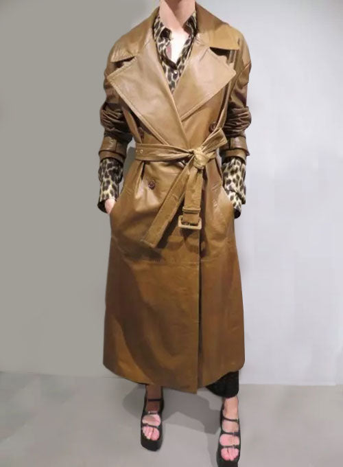 Milan Leather Long Coat – LeatherCult