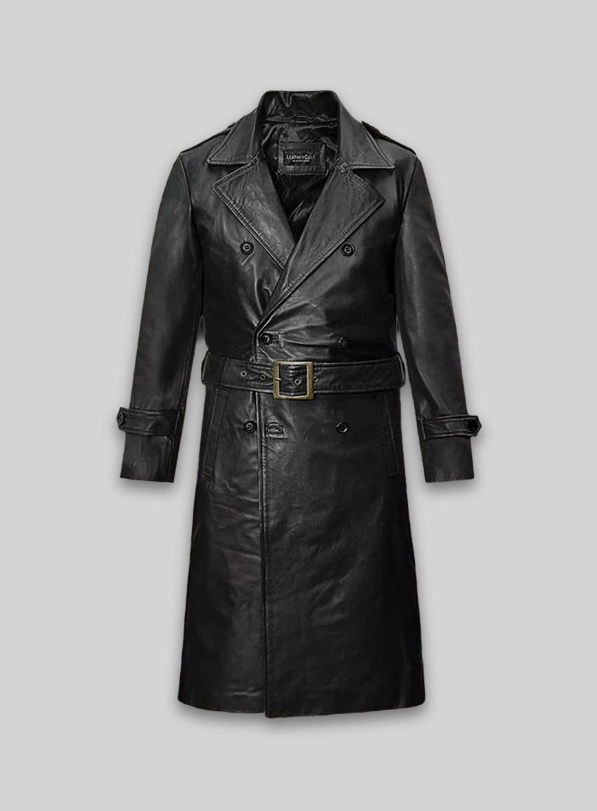 Samuel L. Jackson Shaft Leather Long Coat – LeatherCult